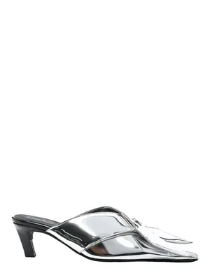 GMBH 65mm Zina Mules - Silver