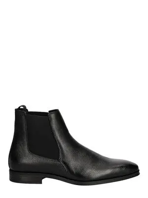 BOSS Leather Chelsea Boots - Black