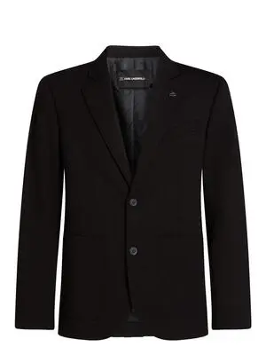 Karl Lagerfeld Logo-charm Blazer - Black