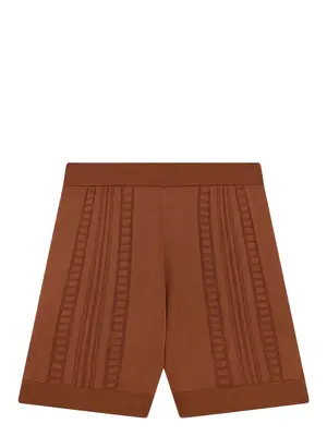 DONDE ESTEBAN Knitted Shorts - Brown