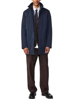 Nn07 Blake Single-breasted Coat - Blue
