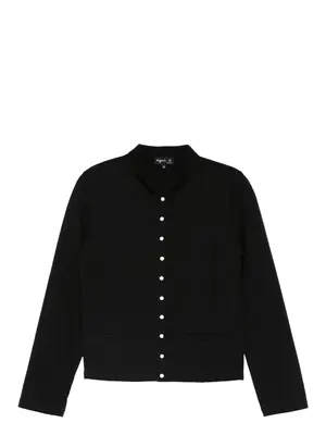 AGNÈS B. Snap Cardigan - Black