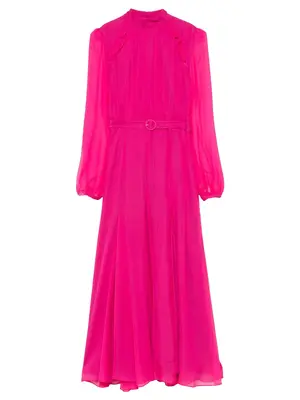 Saloni Jacqui B Maxi Dress - Pink