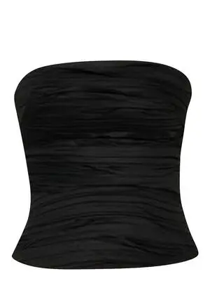 Aje Sunbeam Bustier - Black