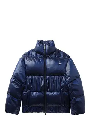 ADER ERROR High-neck Puffer Jacket - Blue