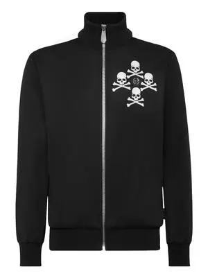 Philipp Plein Skull And Bones Track Jacket - Black