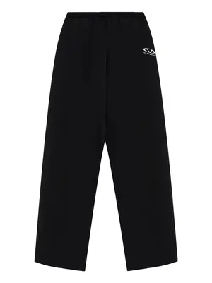 Vetements Logo-print Cotton Pants - Black