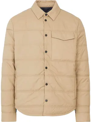 Aztech Mountain Loge Peak Quilted Shirt Jacket - Neutrals