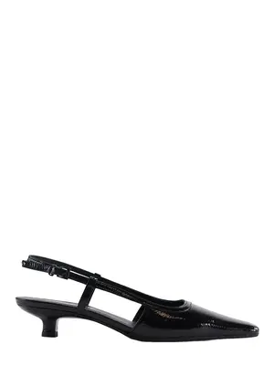 NOTABENE 35mm Elena Slingback Pumps - Black