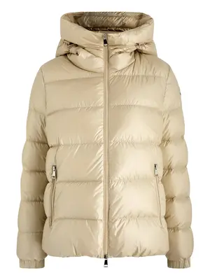 Moncler Biron Quilted Shell Jacket - Ivory