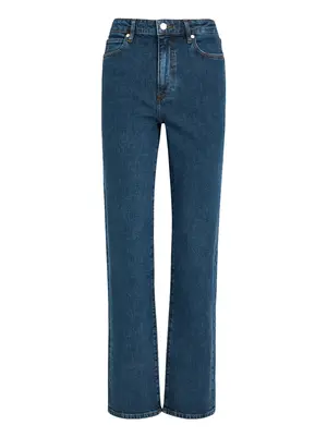 FRAME The Ruler Straight-leg Jeans - Dark Blue