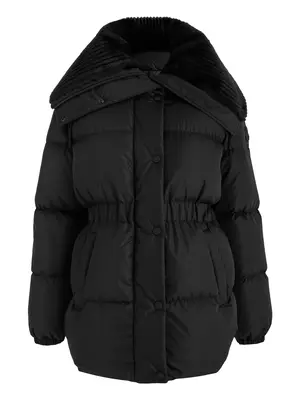Moncler Brasseurs Quilted Shell Jacket - Black