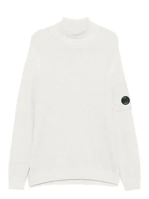 C.P. COMPANY Turtleneck Sweater - Neutrals