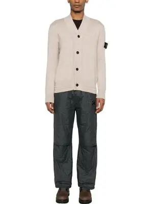 Stone Island Compass-badge Cardigan - Neutrals
