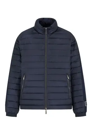 Armani Exchange Quilted Jacket - Blue