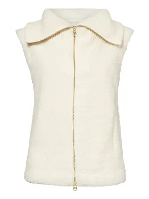 Varley Varley Aspen High-Neck Fleece Gilet Egret