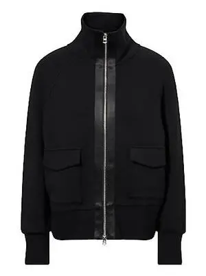 Varley Roxbury Sateen-trimmed Jacket - Black