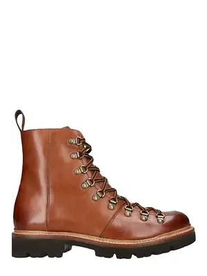 Grenson Brady Mid-top Lace-up Leather Boots - Brown