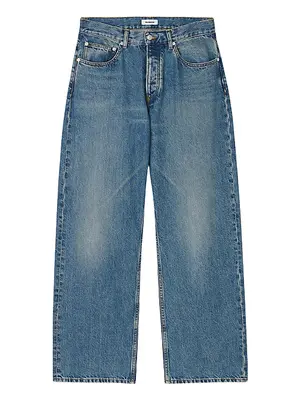 Sandro Straight-leg Relaxed-fit Jeans - Bleus