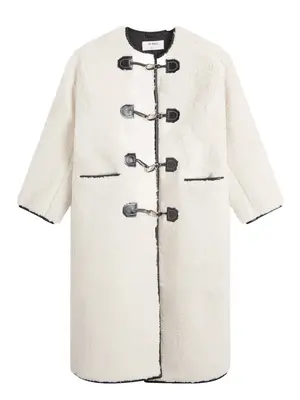 4TH & RECKLESS Heyworth Borg Coat - Cream