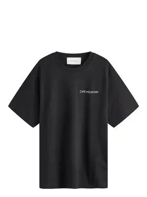 CAFÉ MOUNTAIN Clubhouse T-shirt - Black