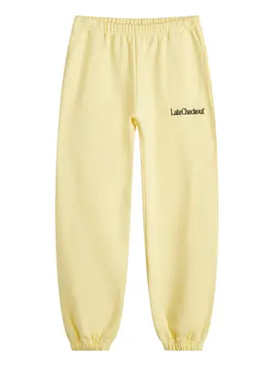 LATE CHECKOUT Lc Logo Sweat Pants - Yellow