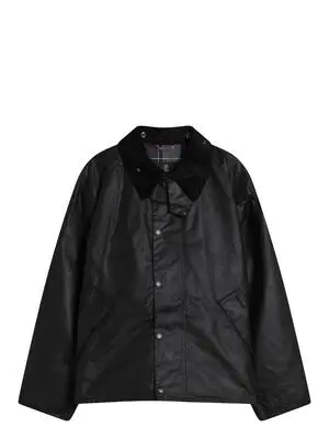 Barbour OS Transport Wax Jacket Black