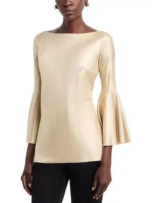Chiara Boni La Petite Robe Natty Splendid Top - Gold