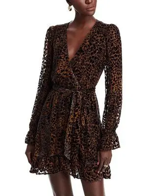 Paige Ysabel Faux Wrap Mini Dress - Landslide Multi