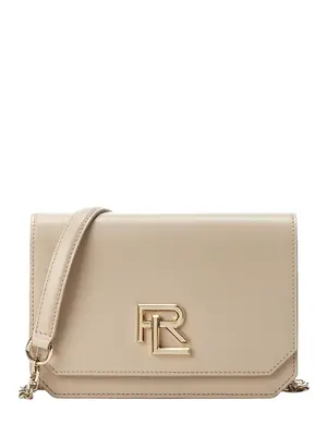 Ralph Lauren Mini Logo-plaque Crossbody Bag - Neutrals