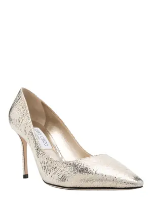 JIMMY CHOO 85mm Romy Pumps - Gold