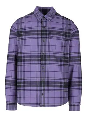 Aztech Mountain Checked Shirt Purple