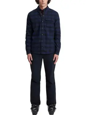 Aztech Mountain Checked Shirt Blue