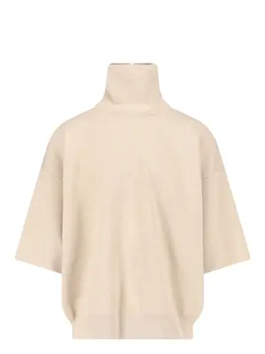 Fear Of God Merino Wool Knit T-shirt - Neutrals