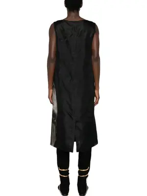 Fendi Roman Statue-print Midi Dress - Black