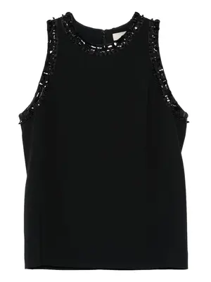 ELIE SAAB Elie Saab Embroidered Cady Top