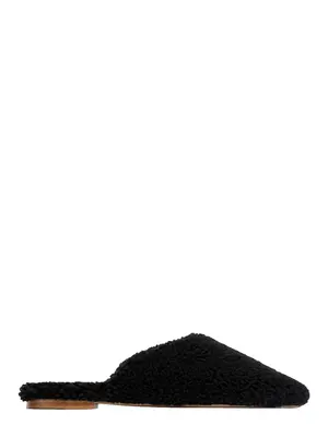Sleeper Shearling Slippers - Black