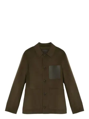 YVES SALOMON Chest-pocket Shirt Jacket - Green