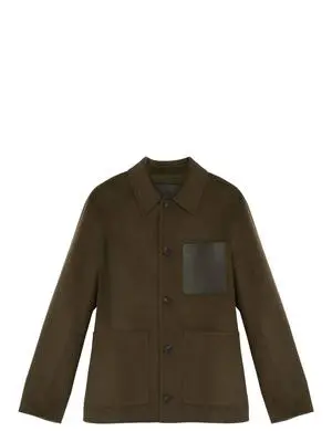 YVES SALOMON Chest-pocket Shirt Jacket - Green