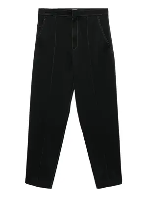 Brunello Cucinelli Satin Trousers - Black