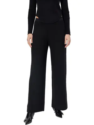 Cult Gaia Sudi Knit Trousers - Black