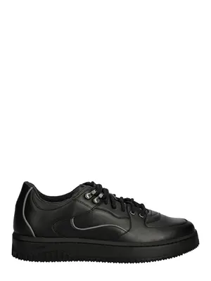 Hugo Faux-leather Sneakers - Black