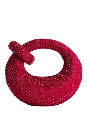 Jw Pei Abacus Embellished Top Handle Bag - Red