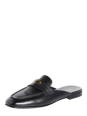 Prada Logo Loafer Mule - Nero