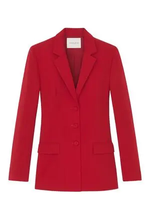 Lafayette 148 New York Petite Three-button Finesse Crepe Blazer - Spark