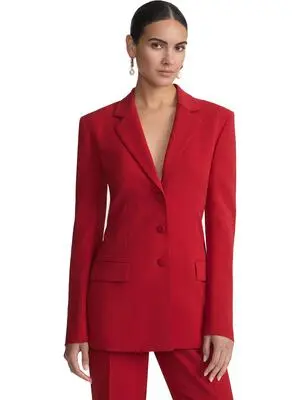 Lafayette 148 New York Plus-size Three-button Blazer - Spark