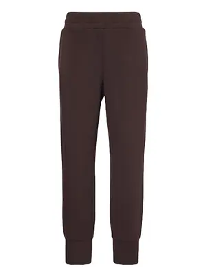 Varley Slip-pocket Elasticated-waistband Stretch-jersey Jogging Bottoms - Coffee Bean