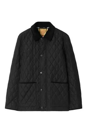 Burberry Quilted Nylon Barn Jacket - Black