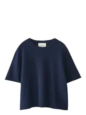 LISA YANG STORE Cila T-shirt - Navy