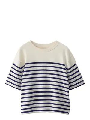 LISA YANG STORE The Cila T-shirt - Navy